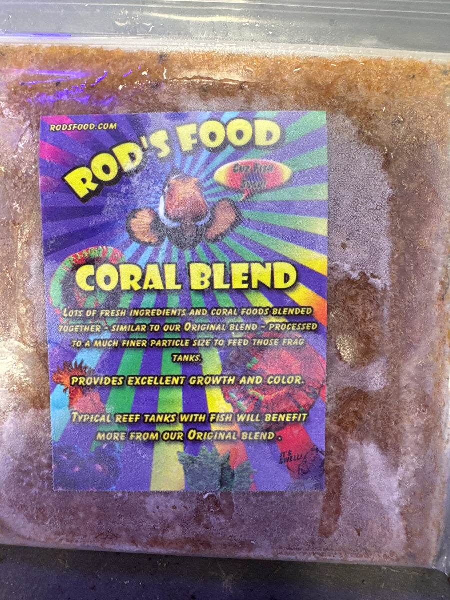 Rod's Food - Coral Blend - 2 oz. (4x4 flat pack) – Nature Aquariums USA