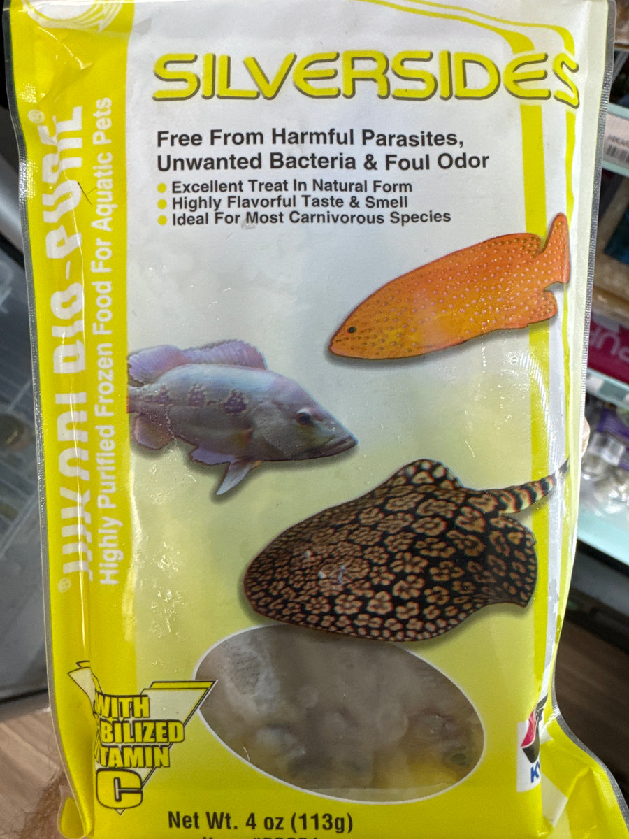 Frozen Silversides 4oz – Nature Aquariums USA