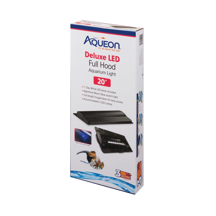Aqueon LED Deluxe Full Aquarium Hoods 1ea/20 in – Nature Aquariums USA
