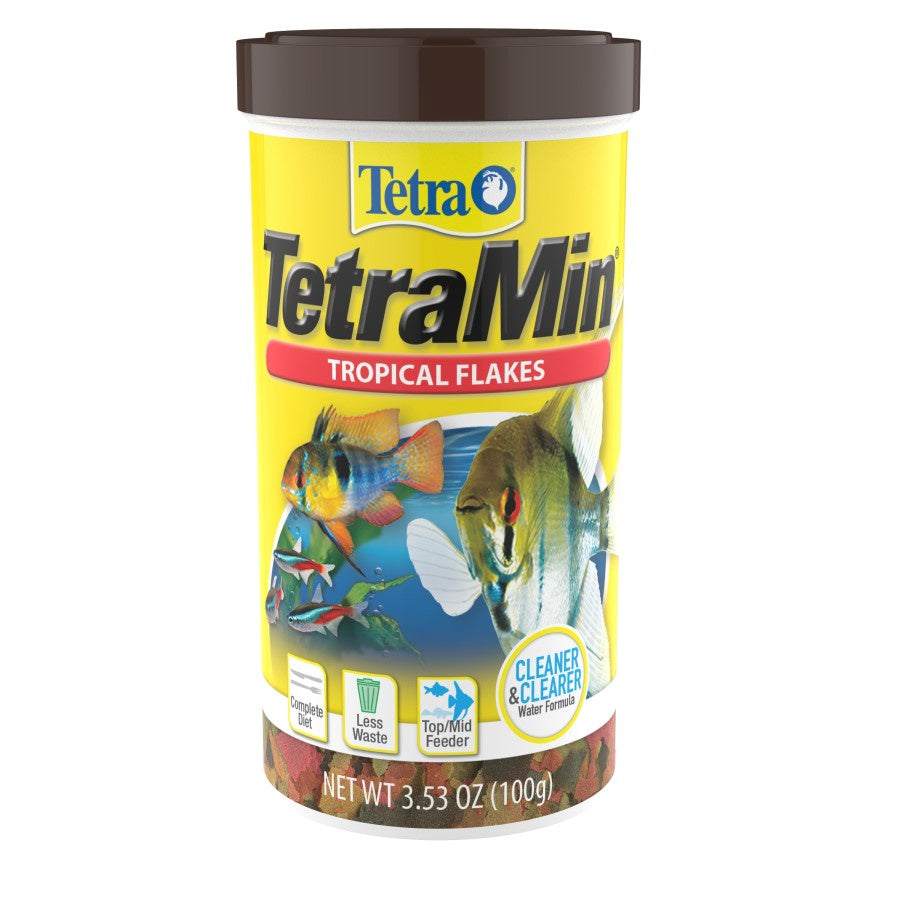 Tetra TetraMin Tropical Flakes Fish Food 1ea/3.53 oz – Nature Aquariums USA